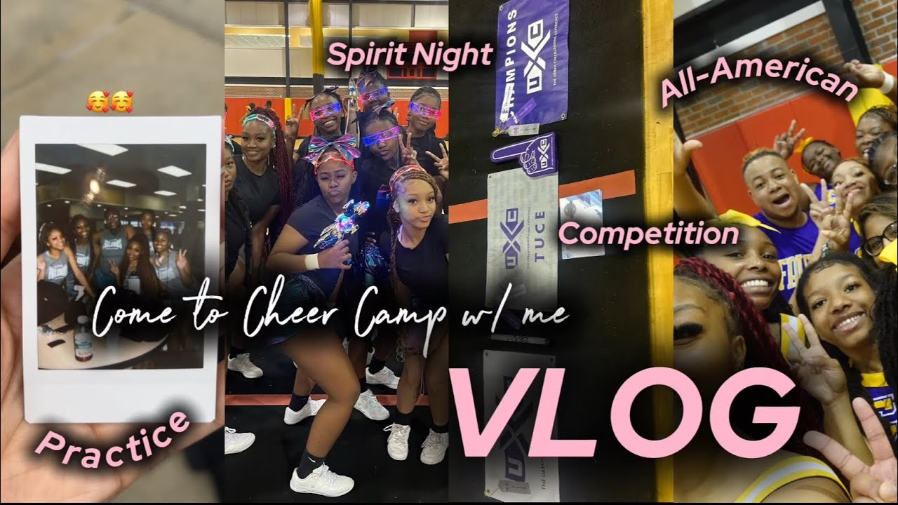 UCE CHEER CAMP VLOG | my last cheer campp :( 🥹 - YouTube