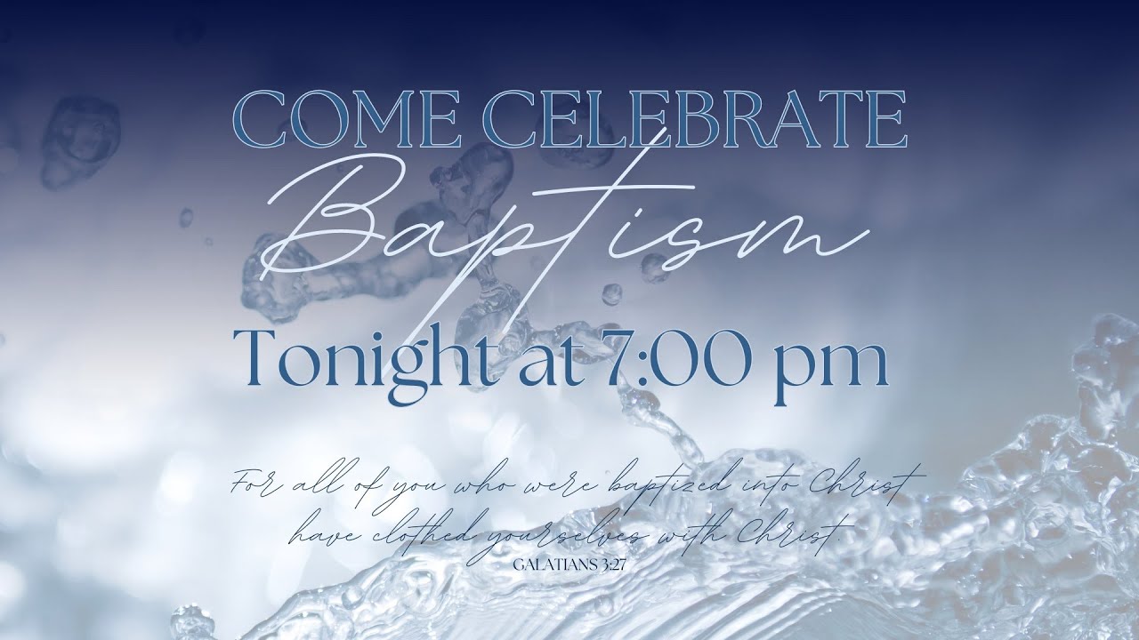 Baptism Service - YouTube