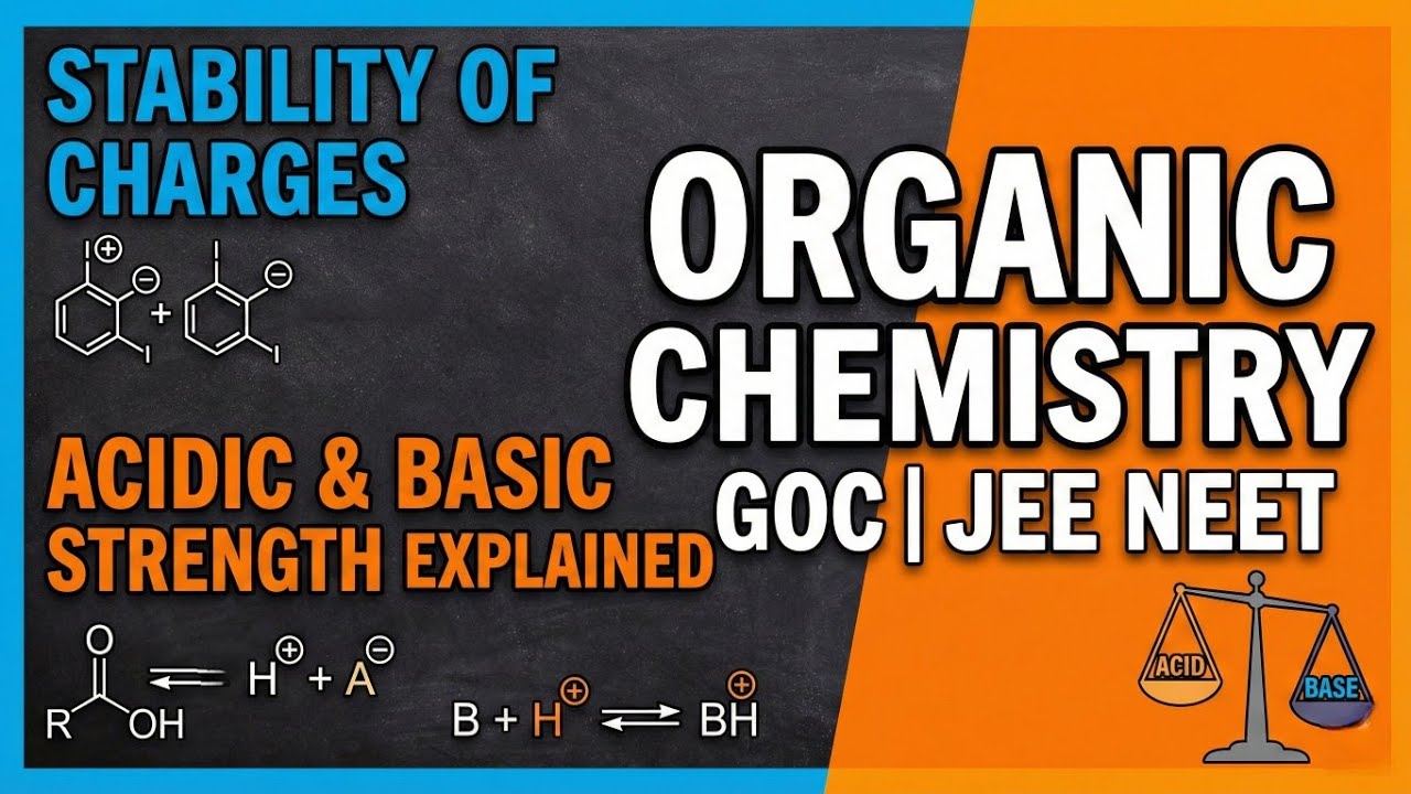 General Organic Chemistry - STABILITY OF CHARGES | Predicting acidic ...