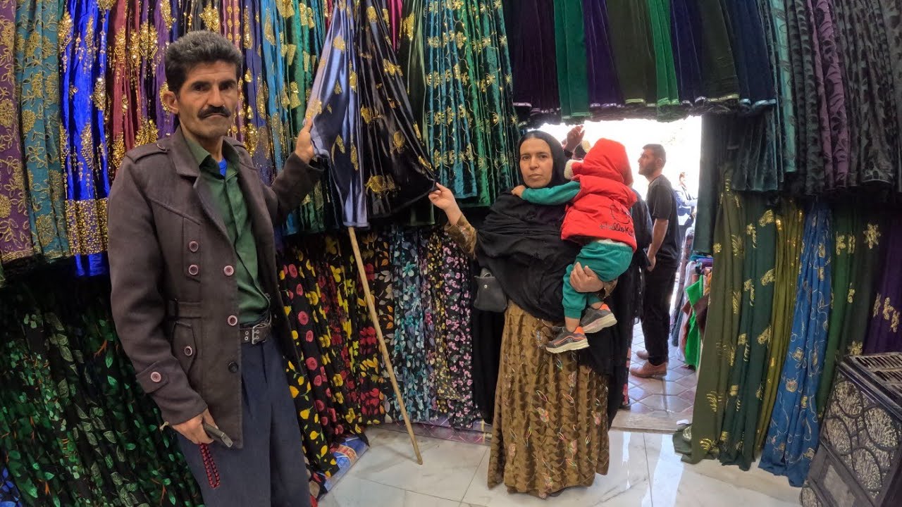 Nemati and Azam go to the city to buy clothes and things - YouTube