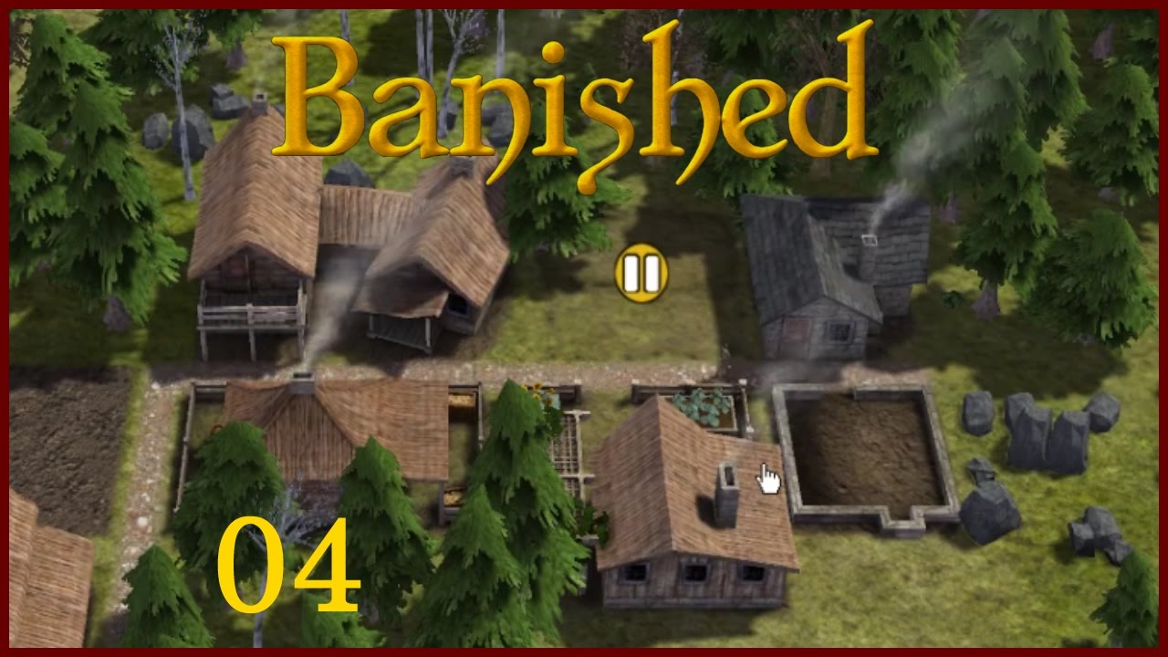 Banished S01-04 "Die ersten Steinhäuser!" Let's Play Gameplay German ...