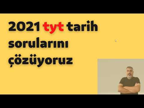 #tyttarih 2021 TYT TARİH SORULARINI ÇÖZÜYORUZ