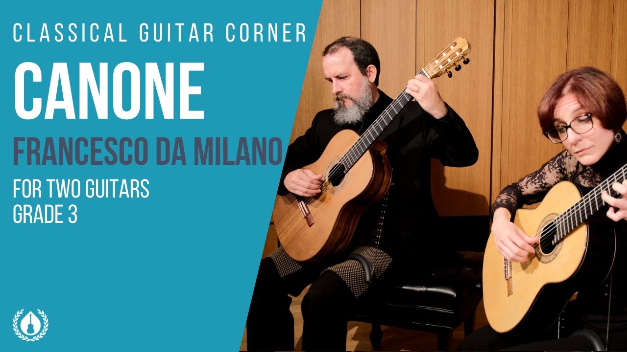 Canone a Due Liuti by Francesco da Milano for Two Guitars - YouTube