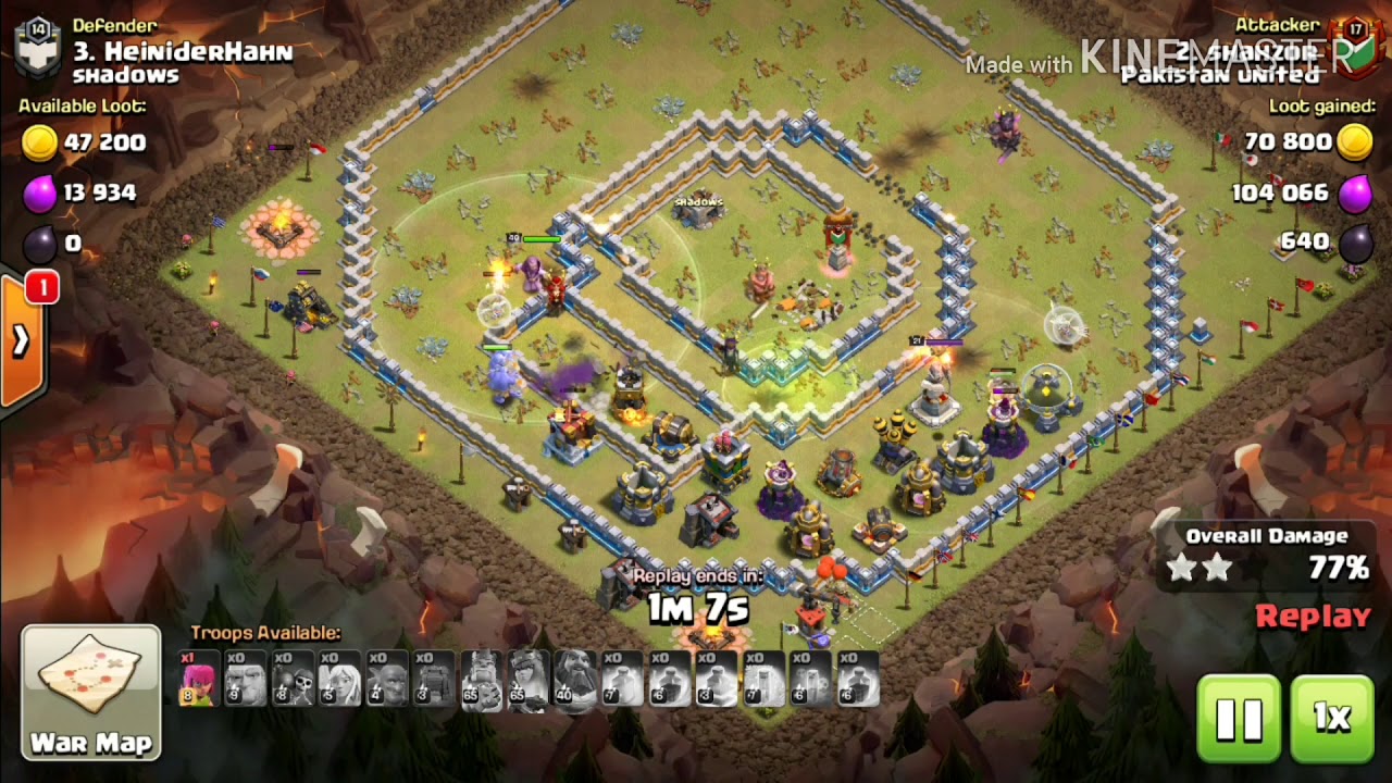 MAX Th12 vs Th12 best attack watch and enjoy. - YouTube