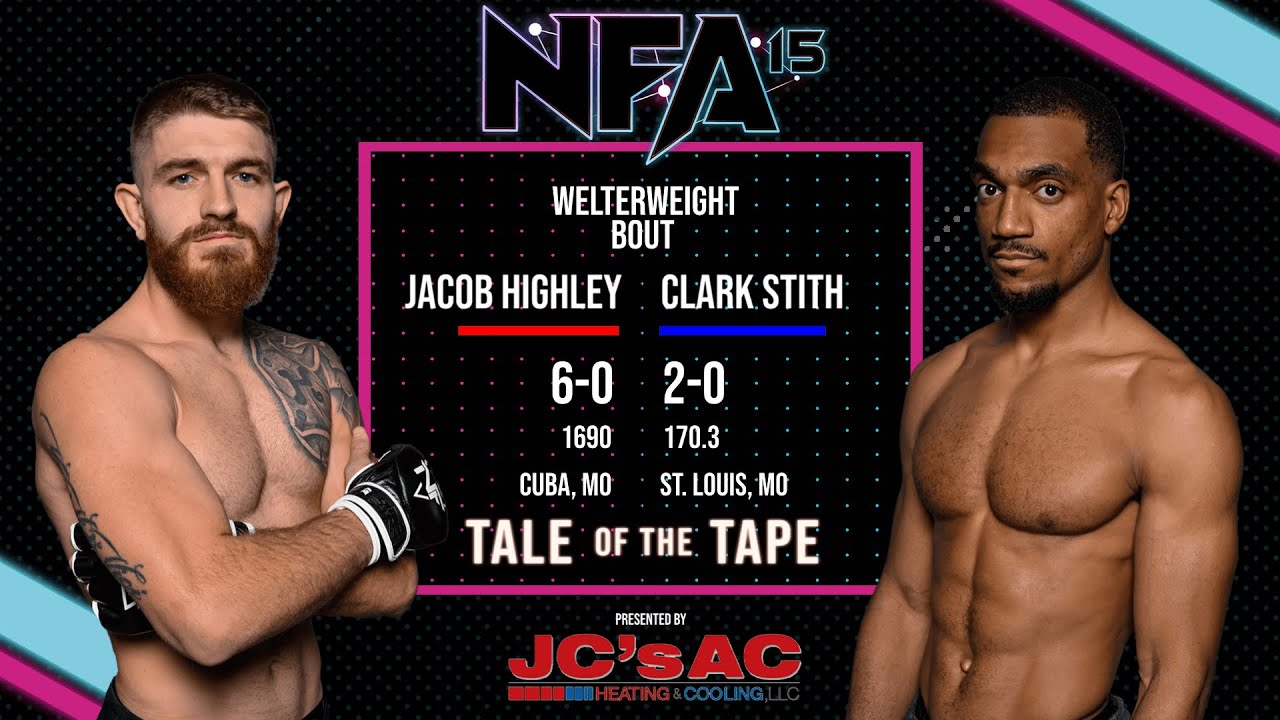 Nemesis 15 amateur welterweight title bout Clarkston Stith vs Jacob ...