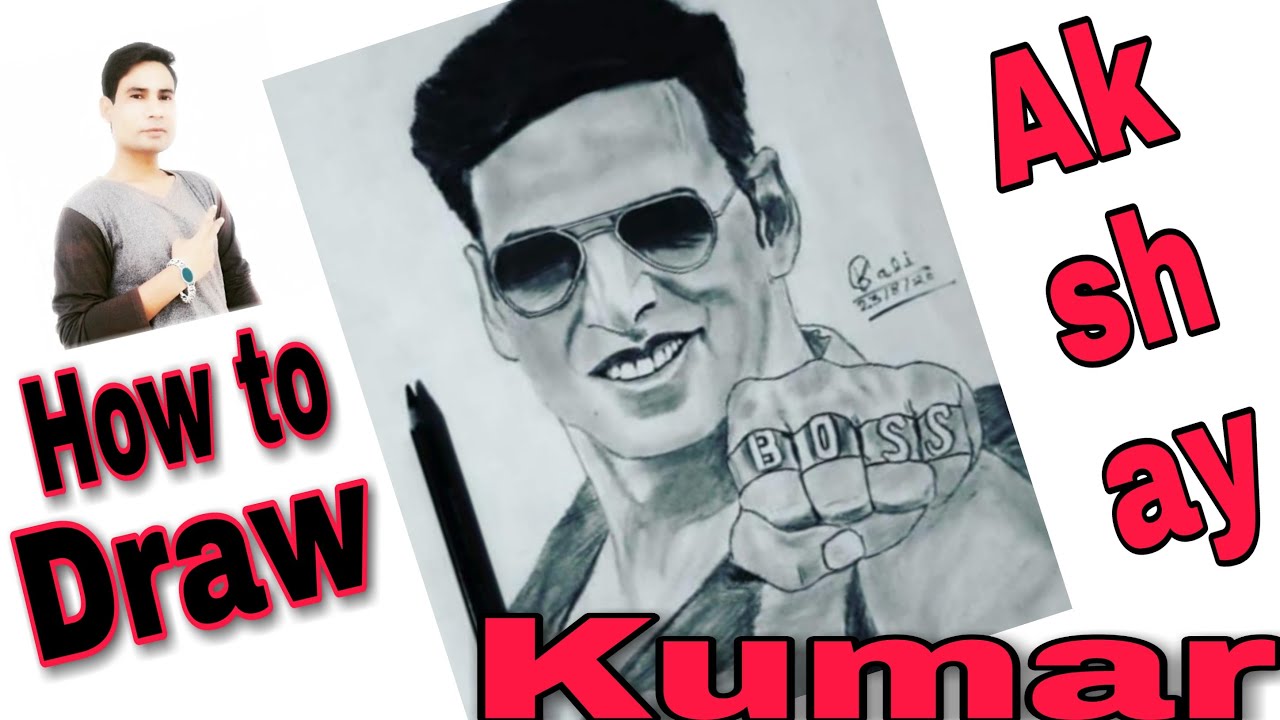 "Drawing Of Akshay Kumar... - YouTube