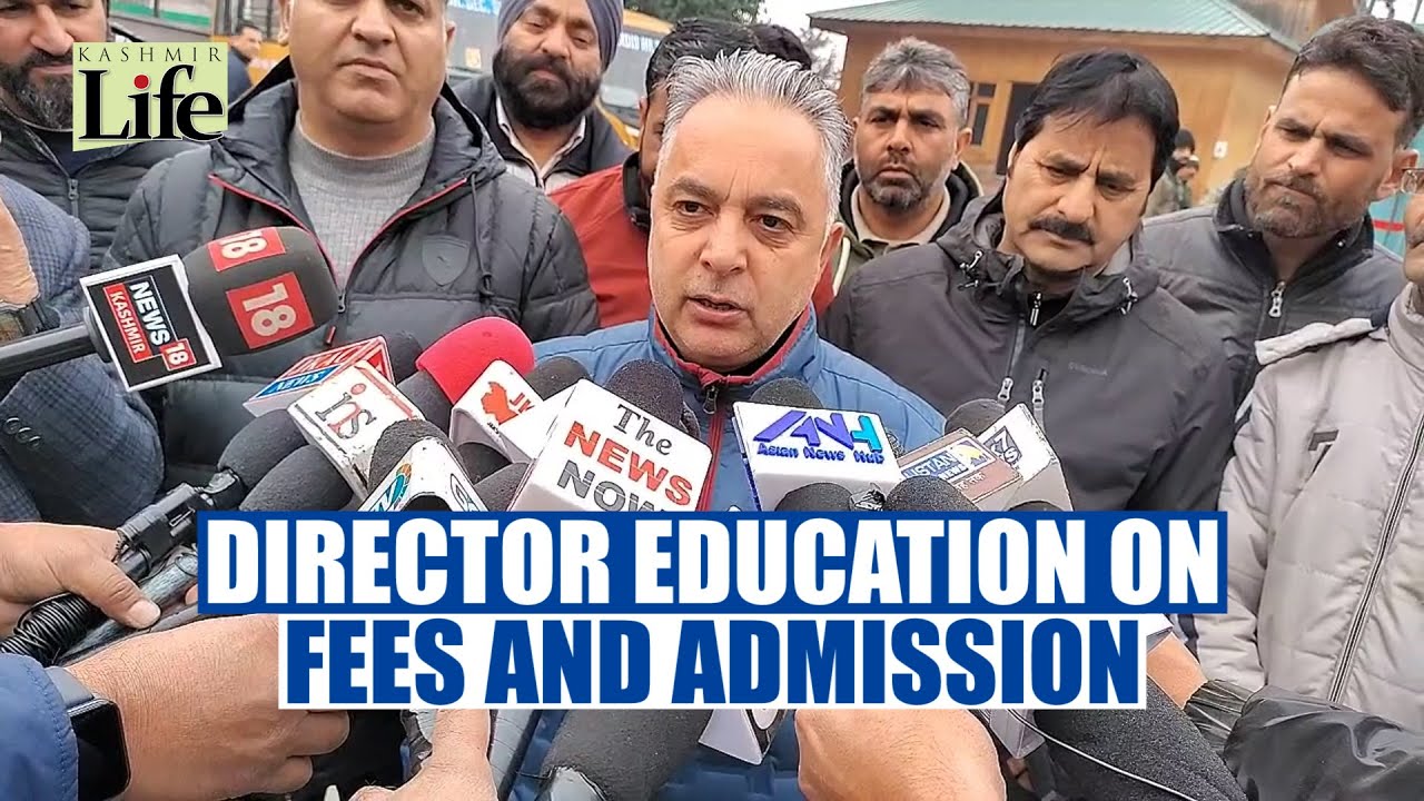 Director School Education on Fees and Admission - YouTube