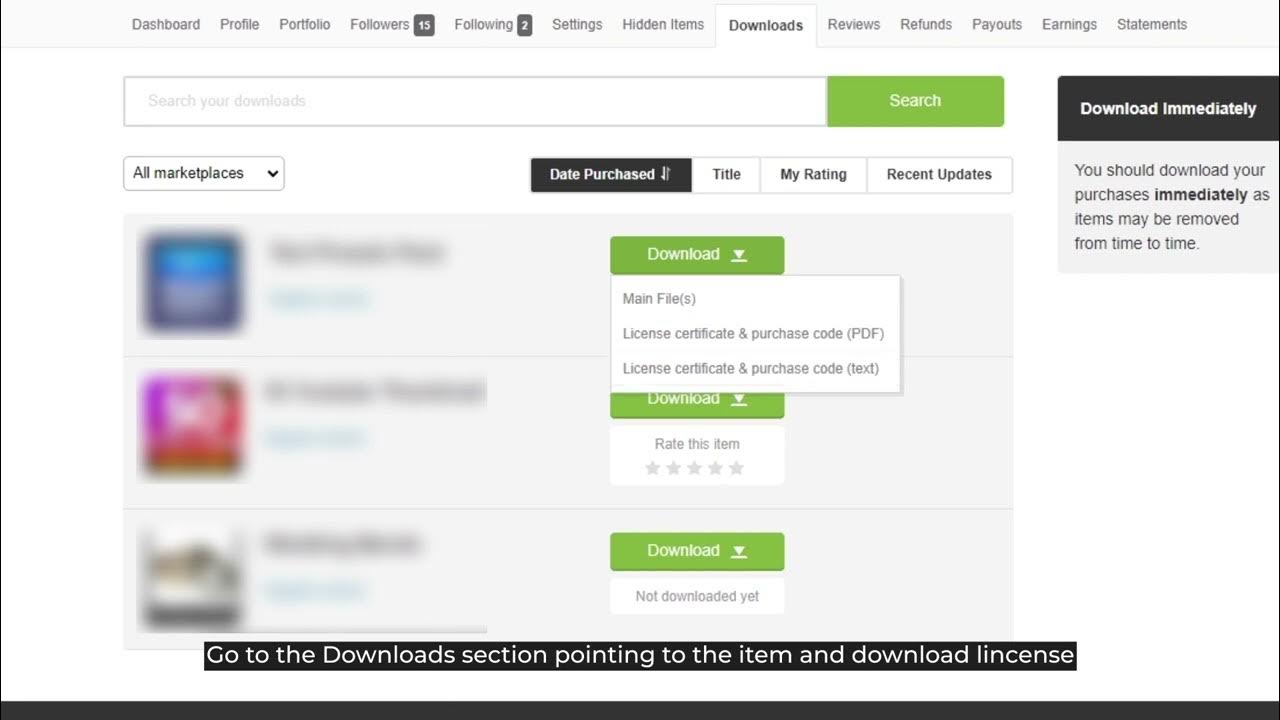 02. Get Purchase Code - YouTube