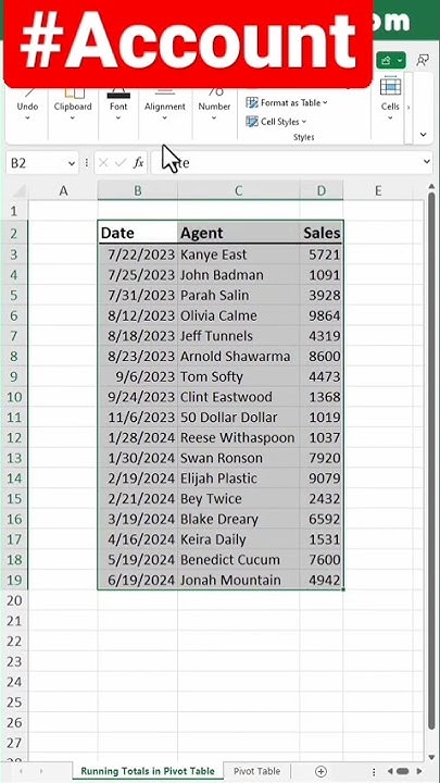 Excel Pro Trick: Calculate Running Total in Excel Pivot Tables in seconds: No Formula Method ...