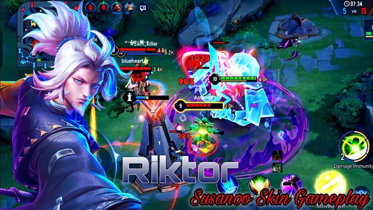 Riktor New skin Gameplay | Clash Of Titans | Moba | India | Aov | Rov ...