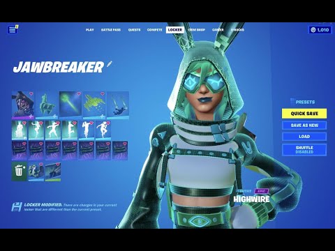 New Highwire neon citrus super style Chapter 4 season 2 battle pass skin gameplay