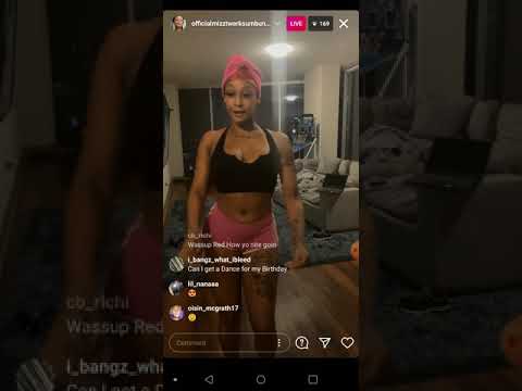 Mizz Twerksum Instagram live