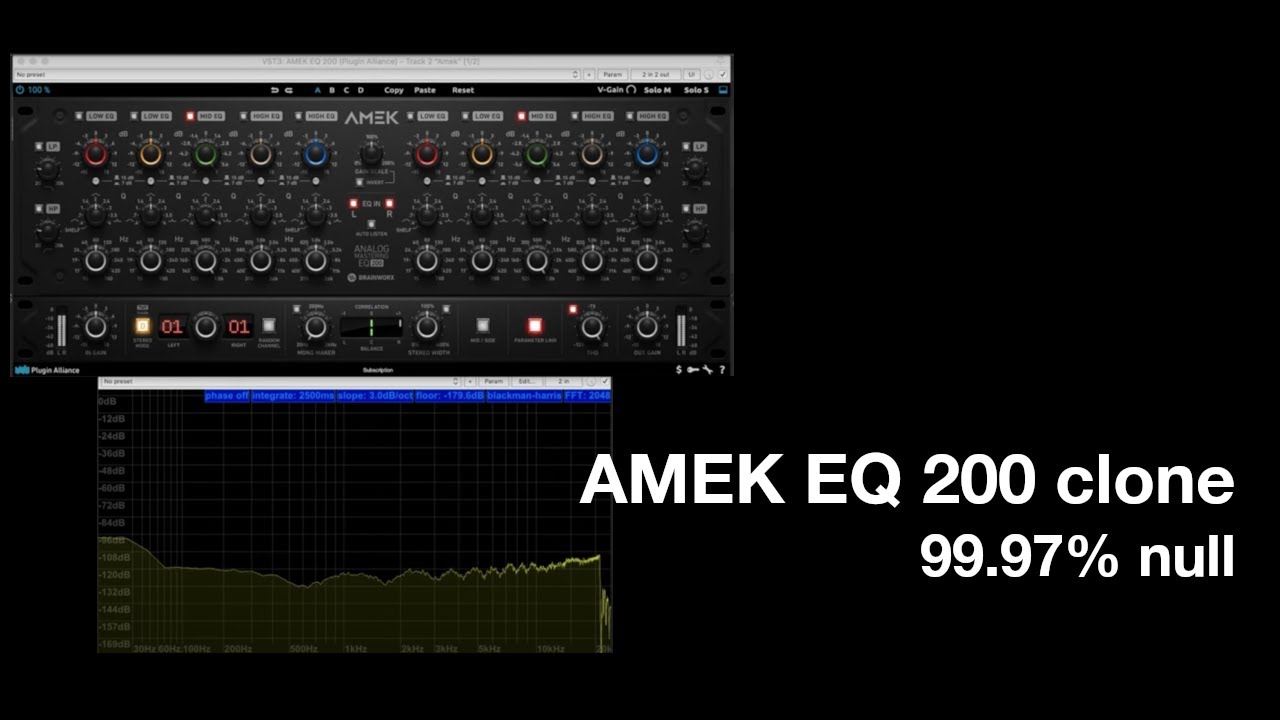 AMEK EQ 200 clone - YouTube