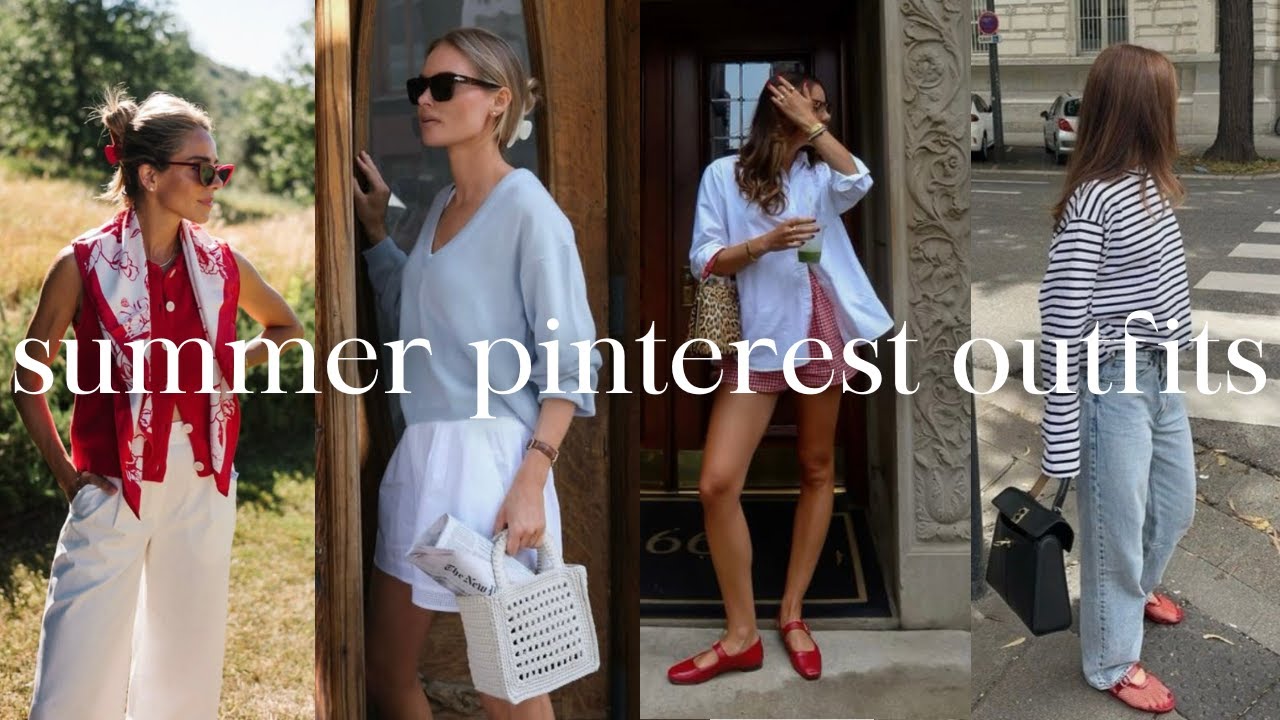 RECREATING SUMMER PINTEREST OUTFITS 2025 | Casual Outfit Ideas - YouTube
