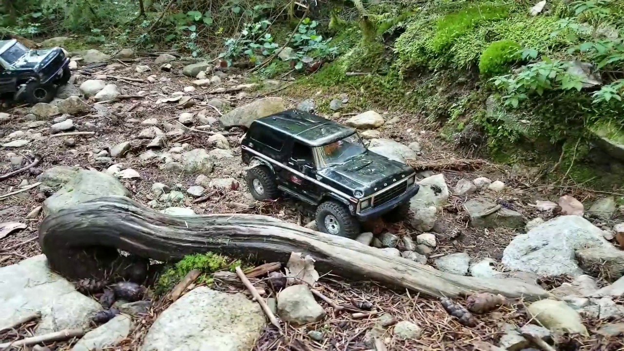 Forest Monster Trx4 Ford Bronco Castle 2280kv - YouTube