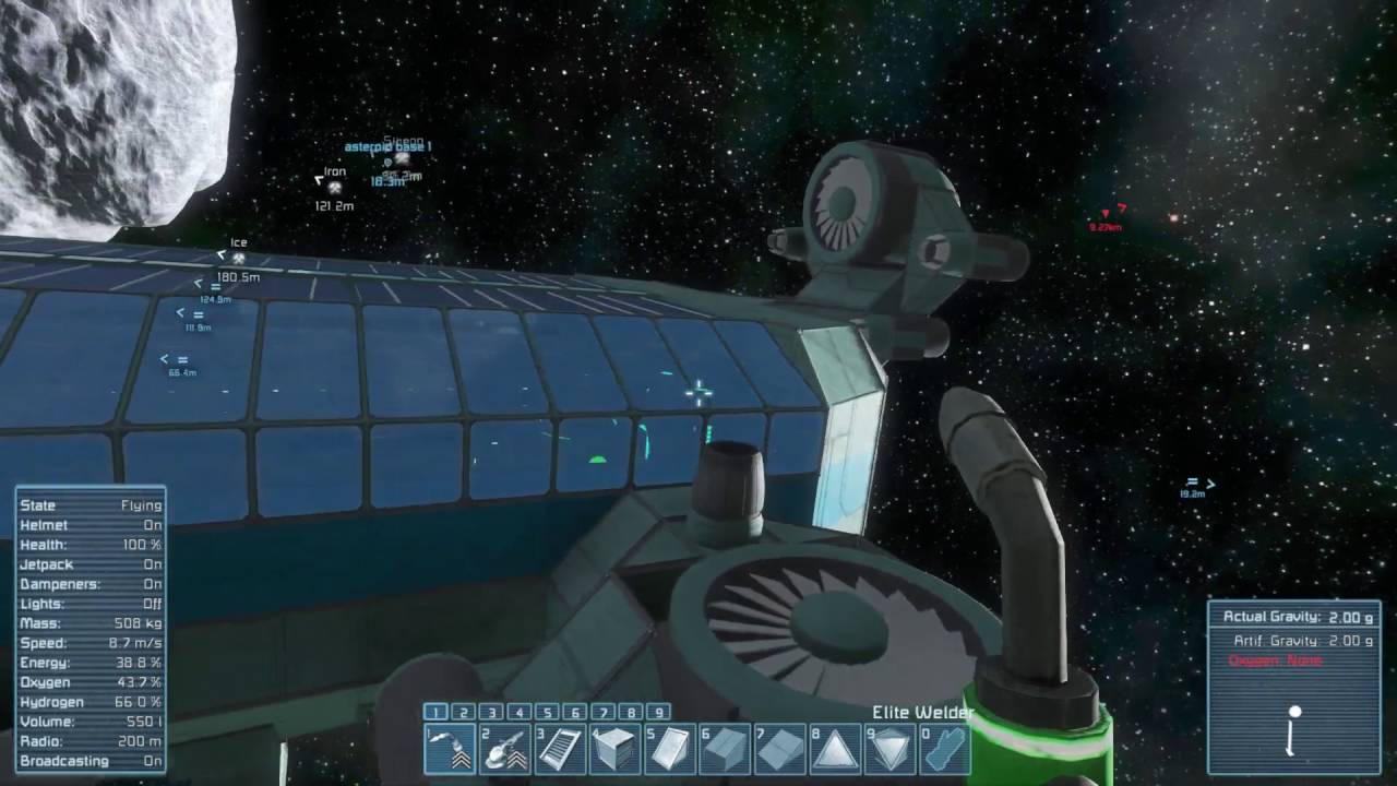 Space Engineers planet survival ep53 need ice - YouTube