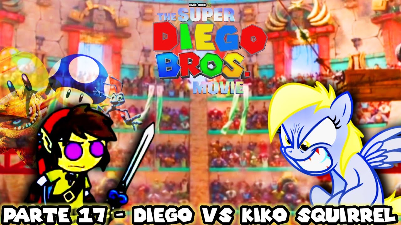 Super Diego Bros. La Película | Parte 17 - Diego vs Kiko Squirrel - YouTube