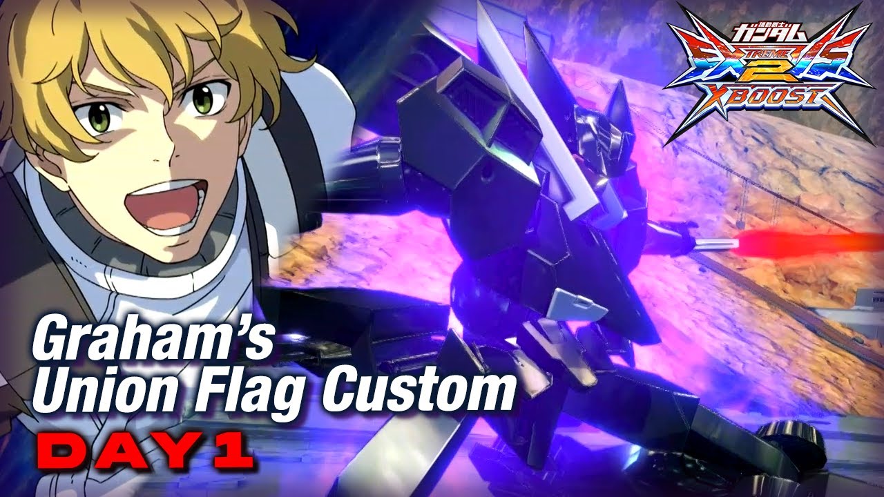 EXVS2.XB | Graham's Union Flag Custom Day 1 Gameplay - YouTube
