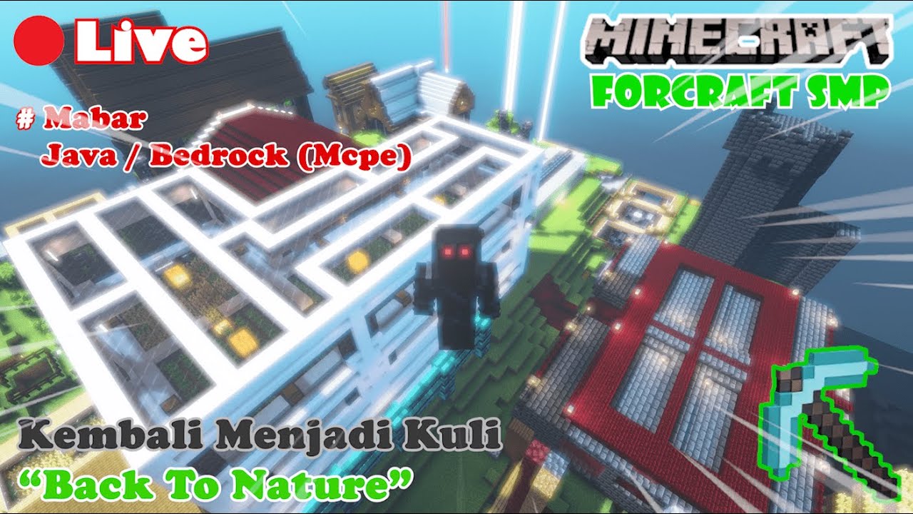 Minecraft Server Multiplayer !! Mabar Disini Java & Mcpe Bareng di ForCraft SMP !!? - YouTube