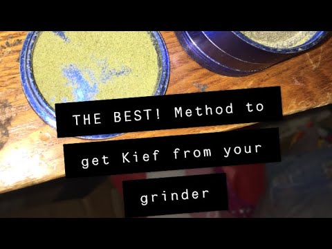 The BEST! Way to get the MOST! Kief from your grinder! - YouTube