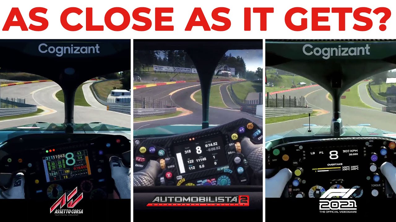 Recreating DRIVER'S EYE | Realistic and Immersive Cockpit Cam | F1 2021 ...