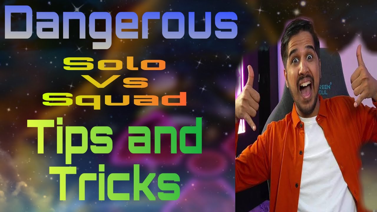 Squad tips and tricks || solo vs squad tips and tricks || - YouTube
