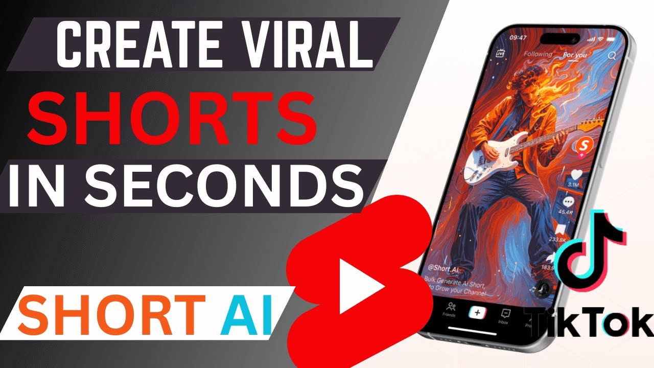 How To Create YouTube Shorts With AI In Seconds | Short AI Tutorial ...