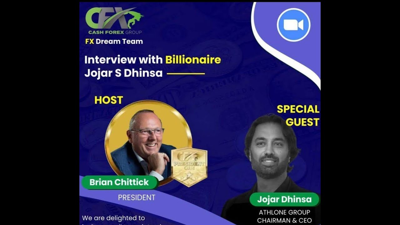 CFX INTERVIEW with JoJar DHINSA- A Billionaire MINDSET - YouTube