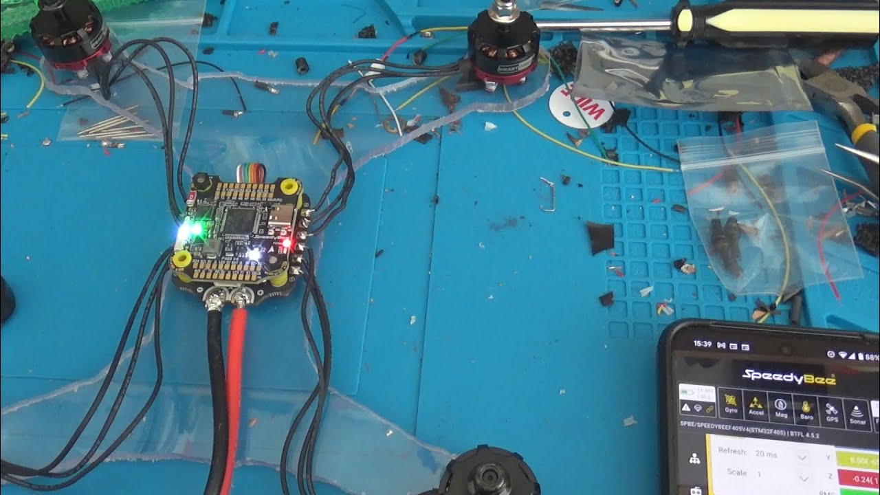 Low cost quadcopter build 5 - setup motors and ELRS - YouTube