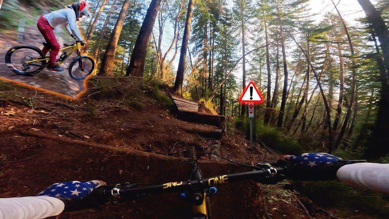 MTB WHEEL EXPLODES While Riding Santa Cruz's Jump Trail! UCSC Mountain ...