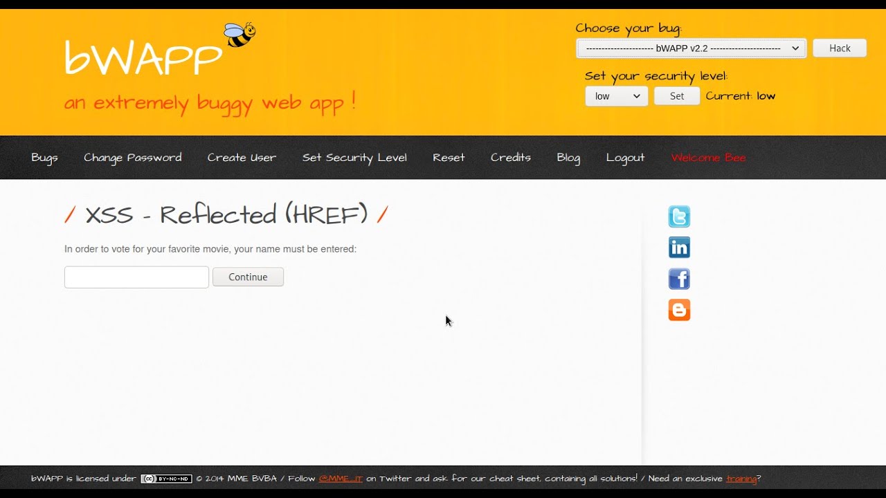 XSS Reflected HREF Low Security Level - YouTube