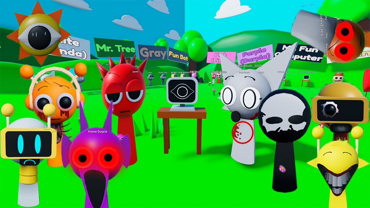 OVERVIEW OF SPRUNKI | ALL TYPES AND SOUNDS | Part 1 - YouTube