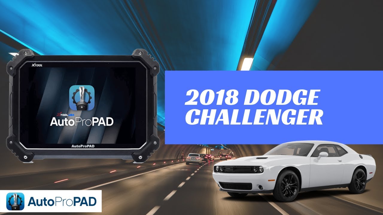 Programming a smart key to a 2018 Dodge Challenger | AutoProPAD - YouTube