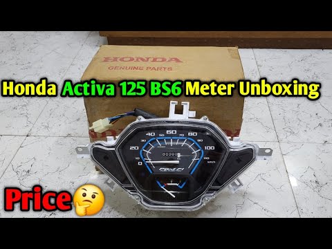 Honda Activa 125 BS6 Orignal Meter (Speedometer) Unboxing Price Full ...