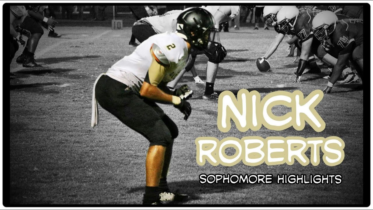 Nick Roberts Sophomore Football Highlights USF - YouTube