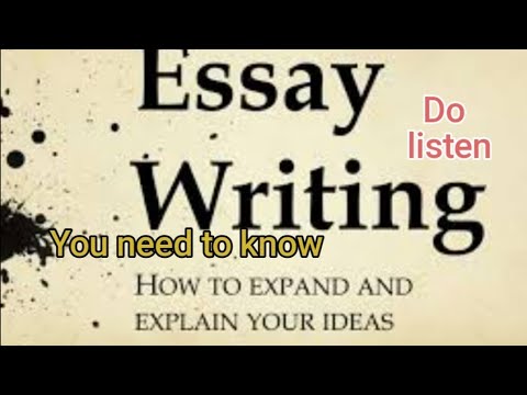 Essay writing | an easy way to write an essay | complete method of ...