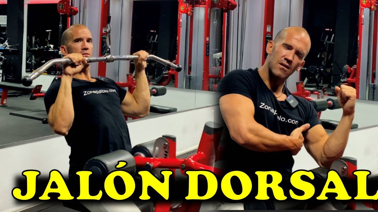 Jalón al Pecho en Polea Alta. Espalda y Dorsal - YouTube