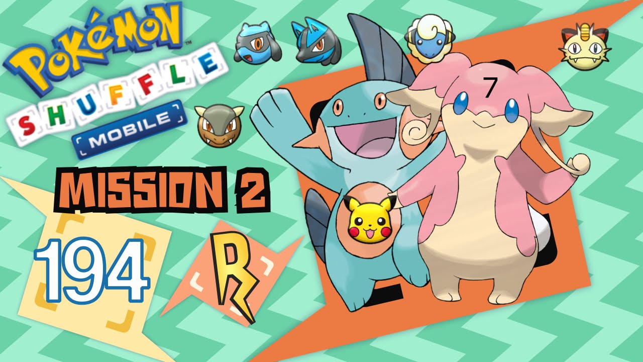 Pokémon Shuffle Mobile - Ficha de Misión 2 / Mission Card 2 - YouTube