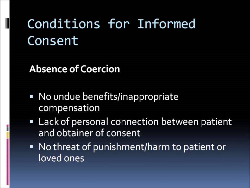 Autonomy and Informed Consent - YouTube