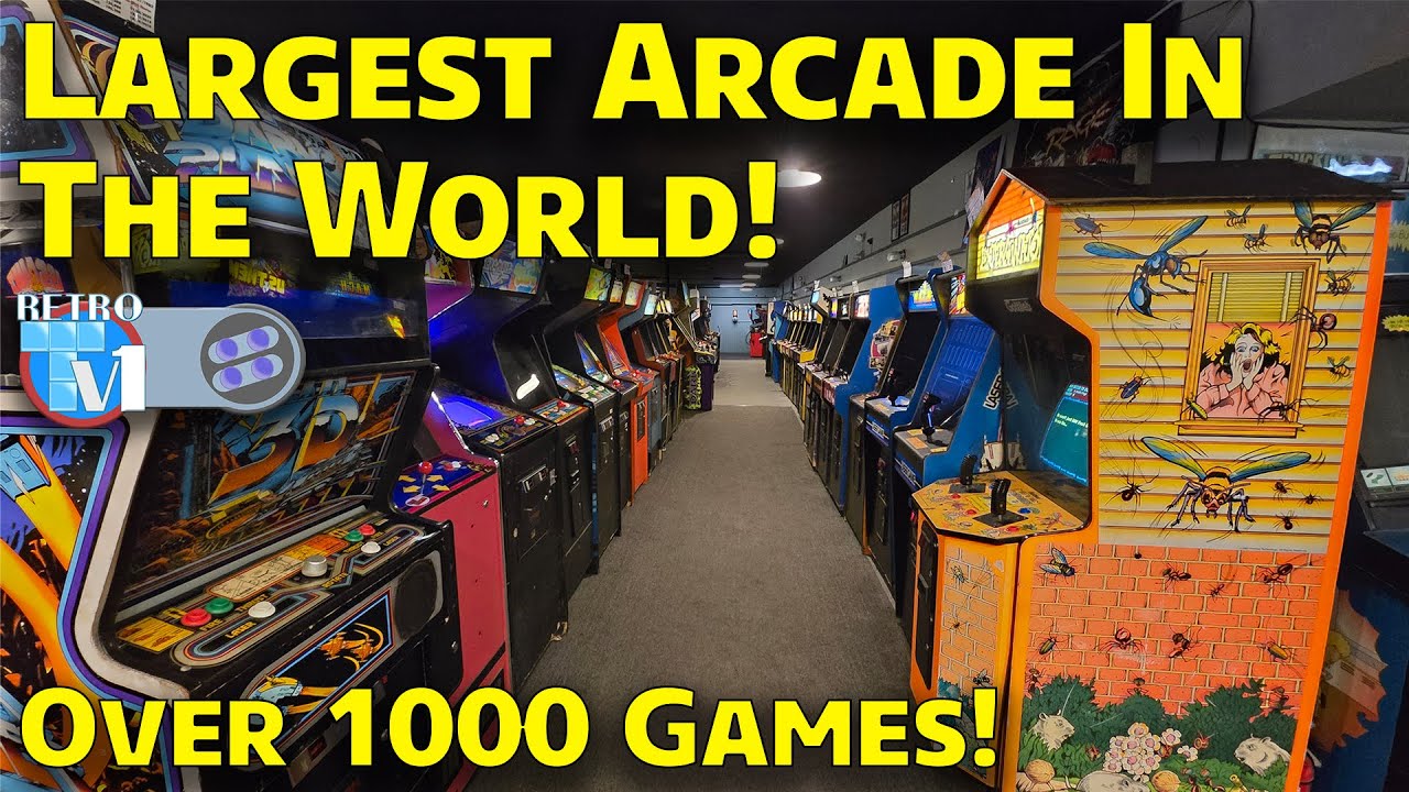 I Went to the Largest Arcade in the World - The Galloping Ghost Arcade ...