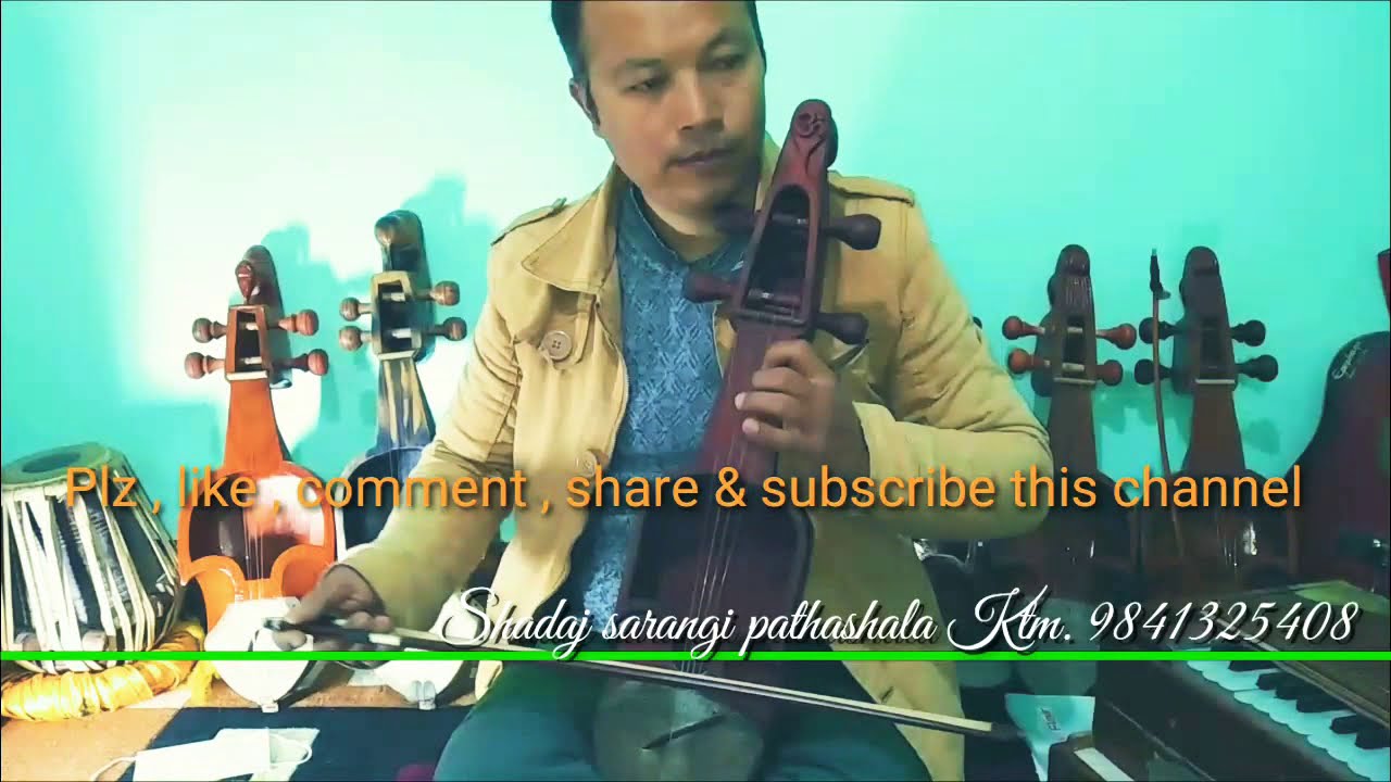 How to play Resham firiri on Sarangi with notation # part - 10 - YouTube