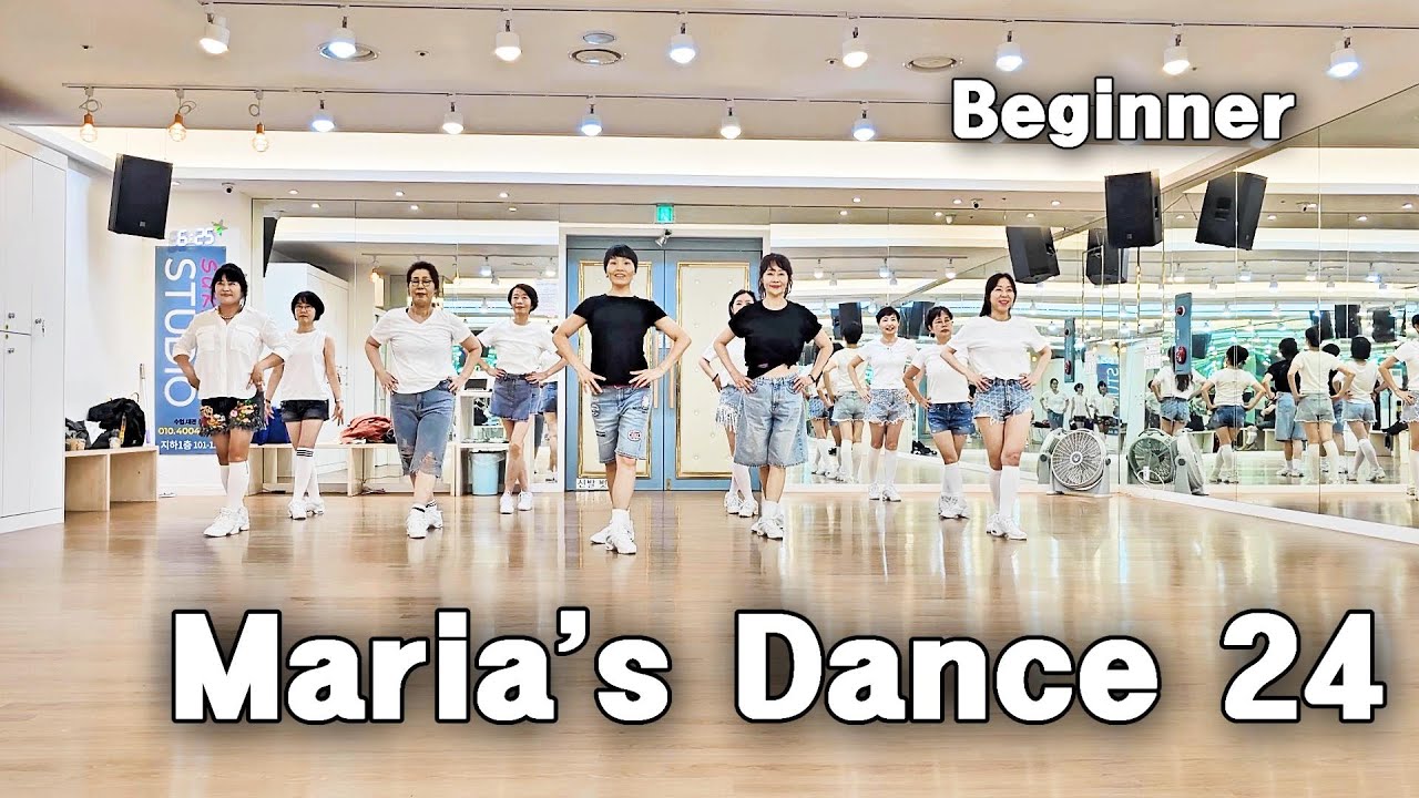 Maria's Dance 24 Line Dance (Beginner) - YouTube