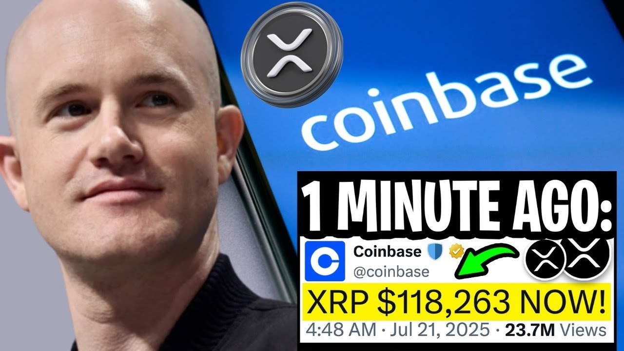 XRP RIPPLE: COINBASE ACCIDENTALLY LEAKS XRP PRICE! $118,263 FAIR VALUE ...