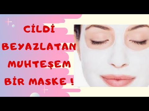 MUHTEŞEM CİLT BEYAZLATMA MASKESİ !