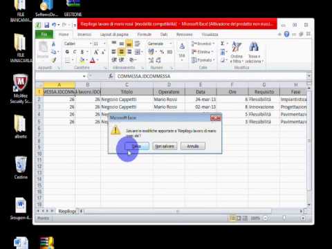 GESTIONE COMMESSA IN ACCESS - CORSO COMPLETO IN ITALIANO - YouTube