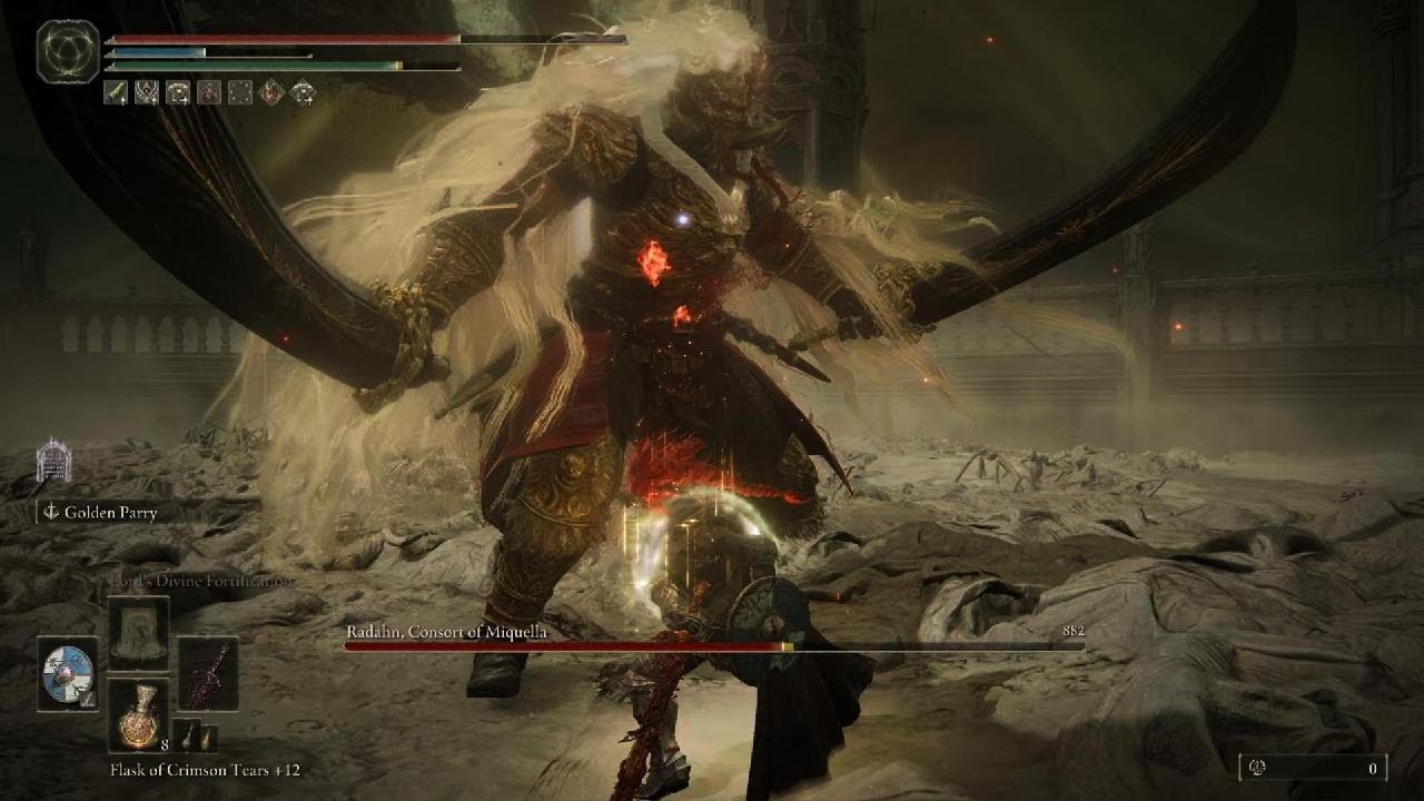 Almost Full Promised Consort Radahn Fight | Elden Ring - YouTube