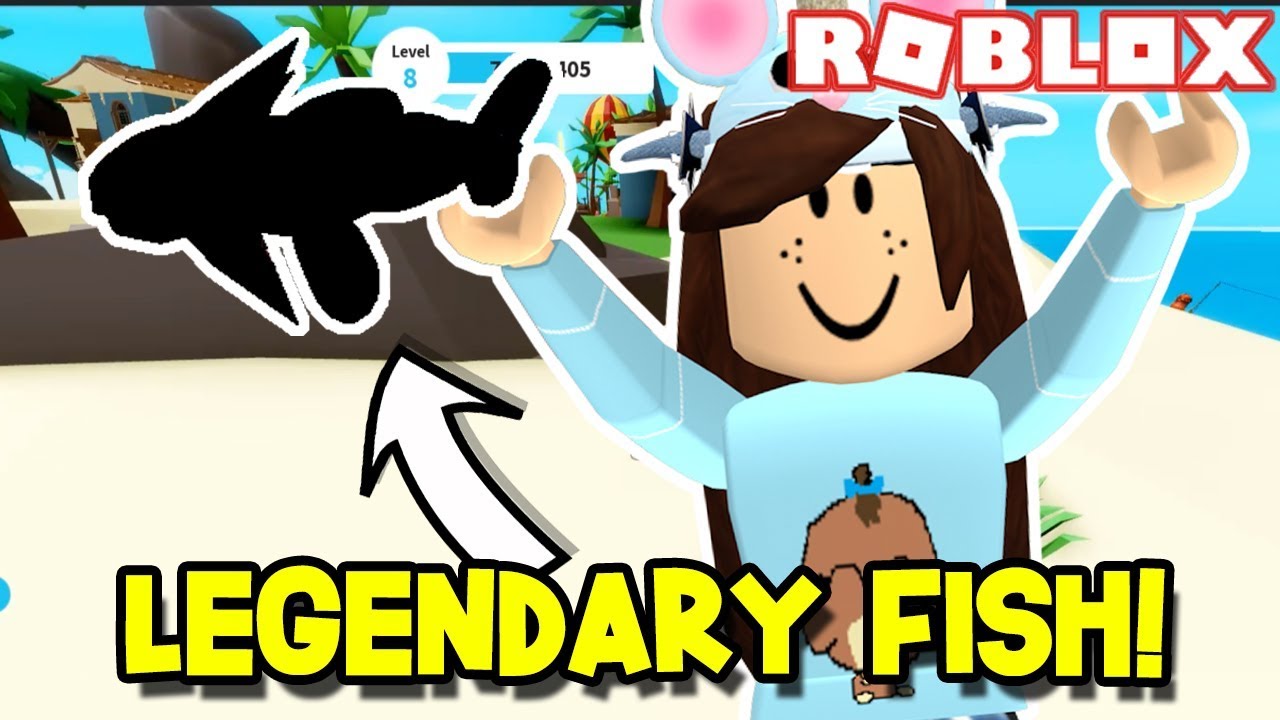 FISHED A LEGENDARY FISh!! ROBLOX FISHING SIMULATOR - YouTube