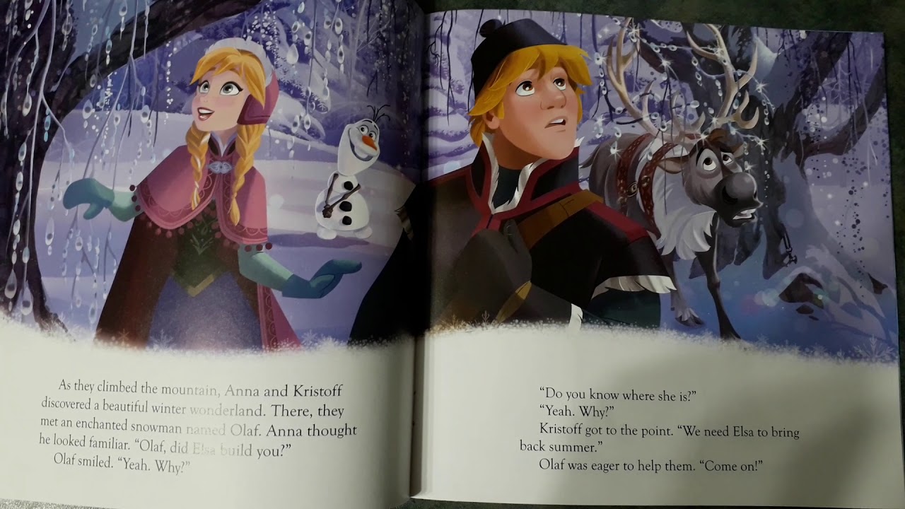 Frozen Read-Along Storybook and CD - YouTube