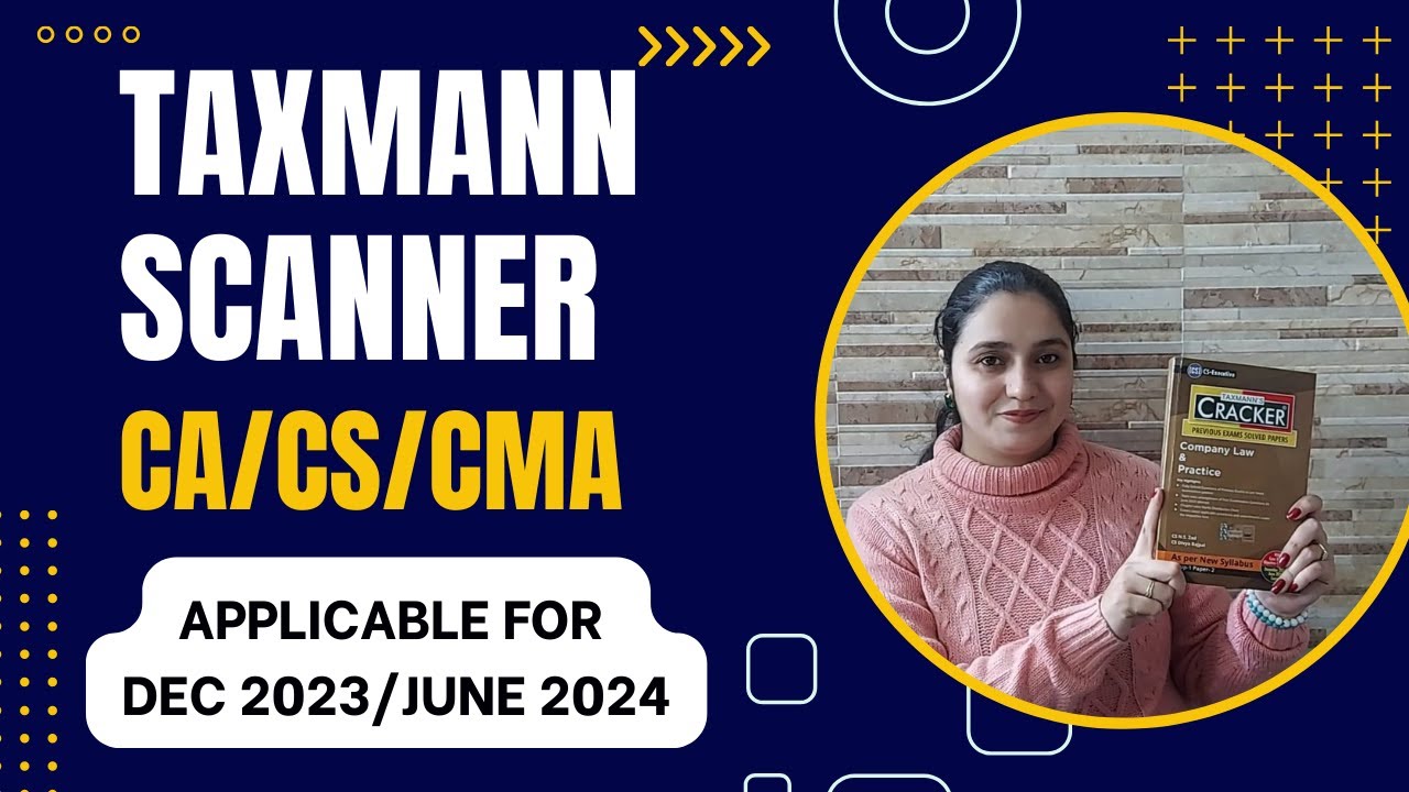 Review of Taxmann Scanner for CS NEW SYLLABUS - #taxmannupdates # ...