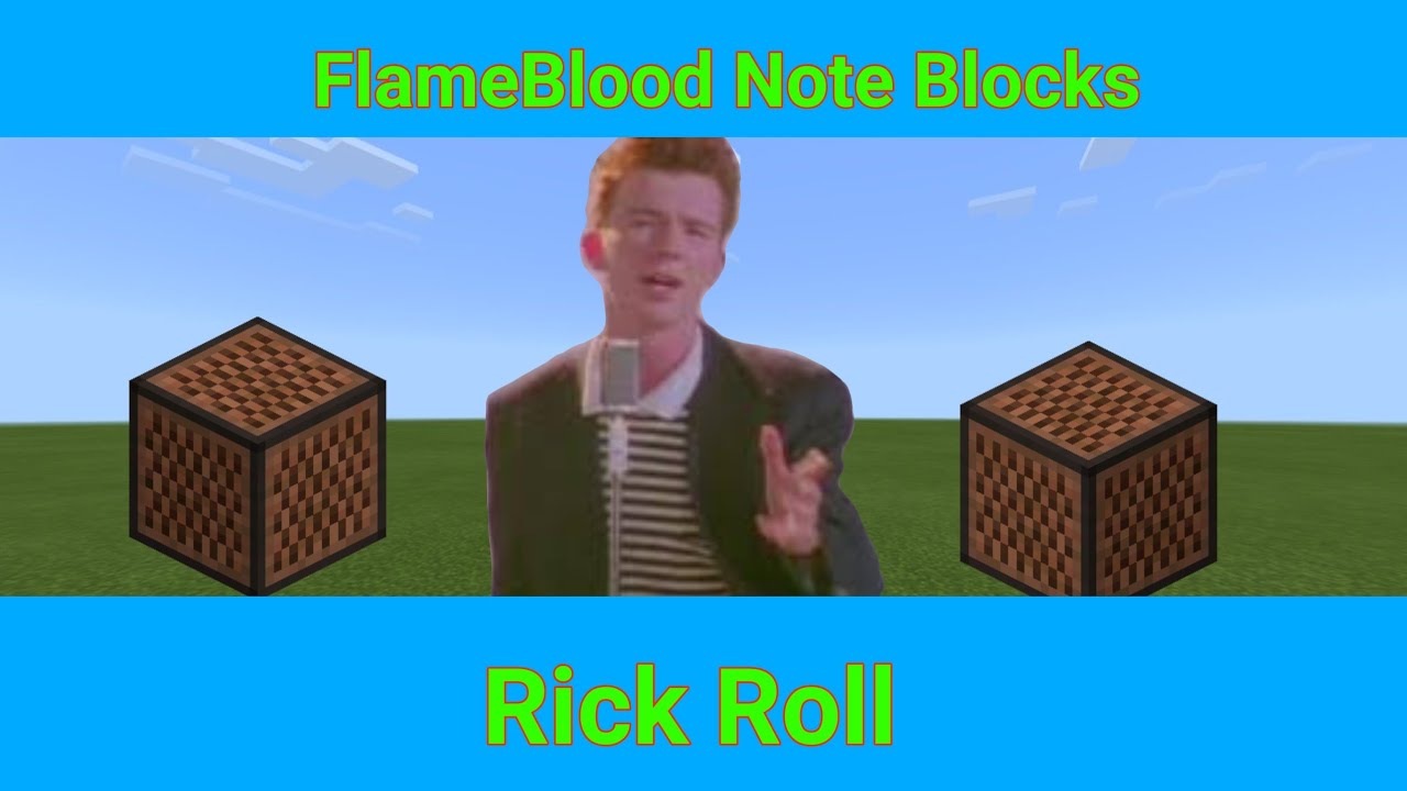 Rick Roll | Minecraft noteblock tutorial - YouTube
